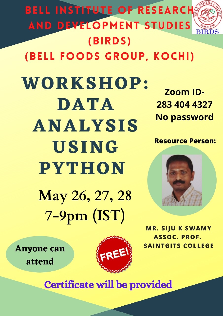 Workshop Data Analysis Using Python Birds